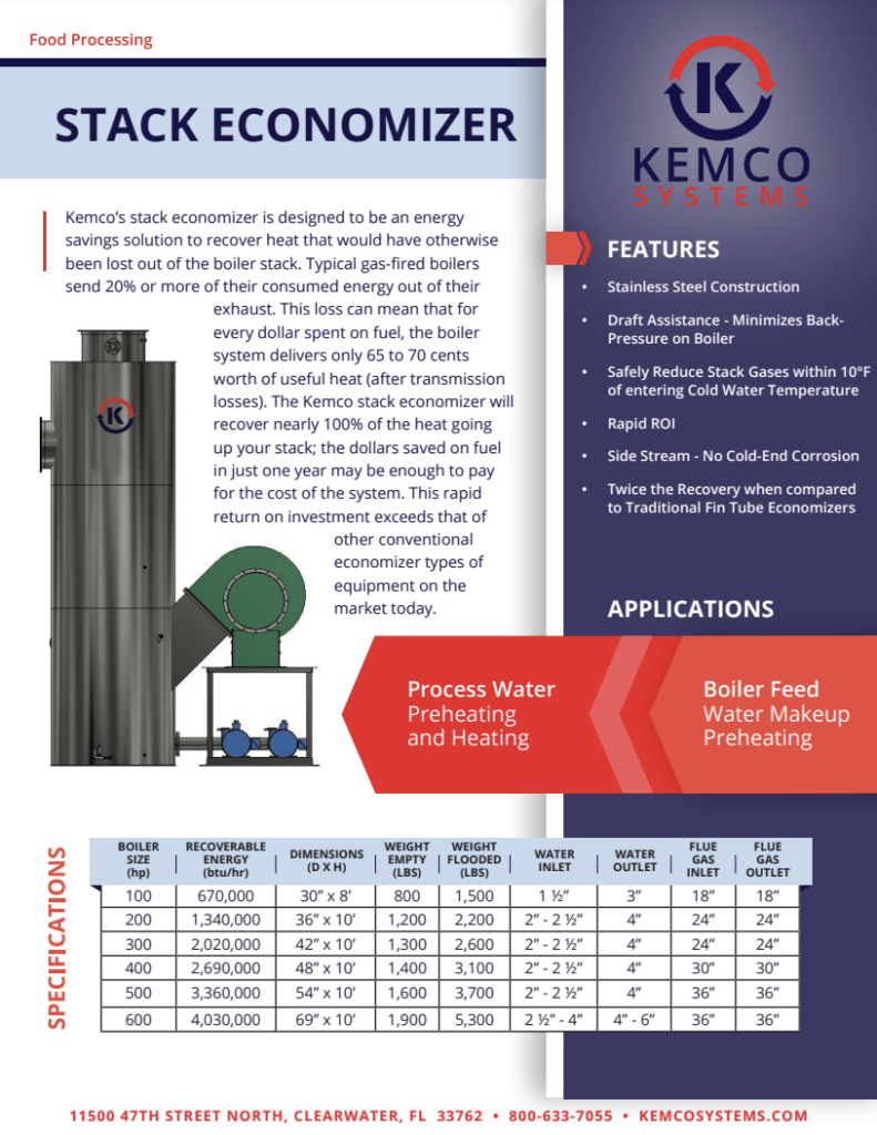 Condensing Economizer - Kemco Systems